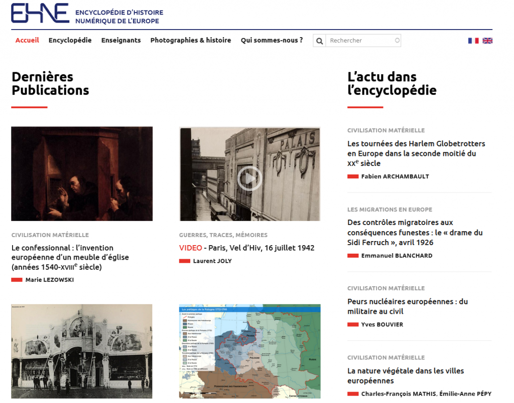 L’Encyclopédie d’Histoire Numérique de l’Europe